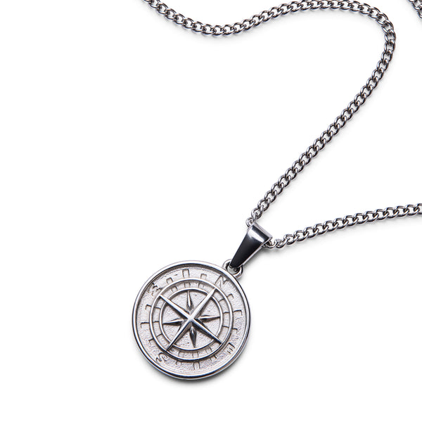 Compass necklace locket store