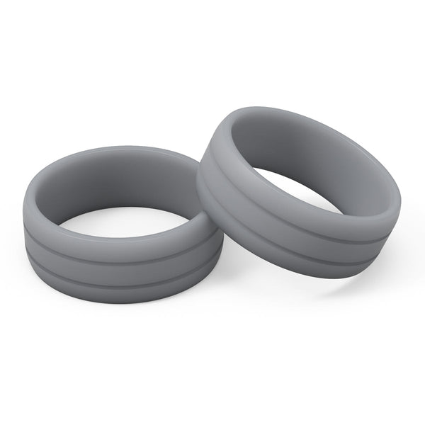 Parallel Pack | Silicone wedding rings - ETRNL