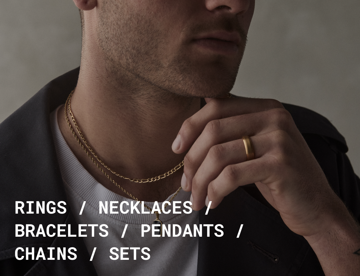 Men's Jewellery - Modern Rings, Bracelets & Necklaces - ETRNL